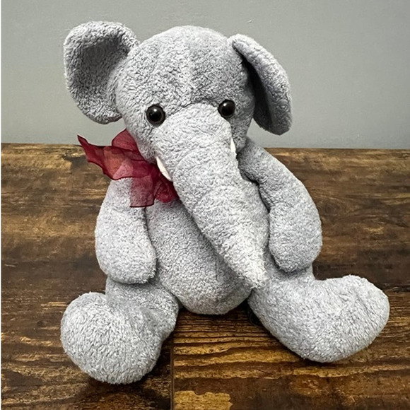 A&A Company | Toys | Aa Company Fancy Zoo Grey Elephant With Red Neck ...